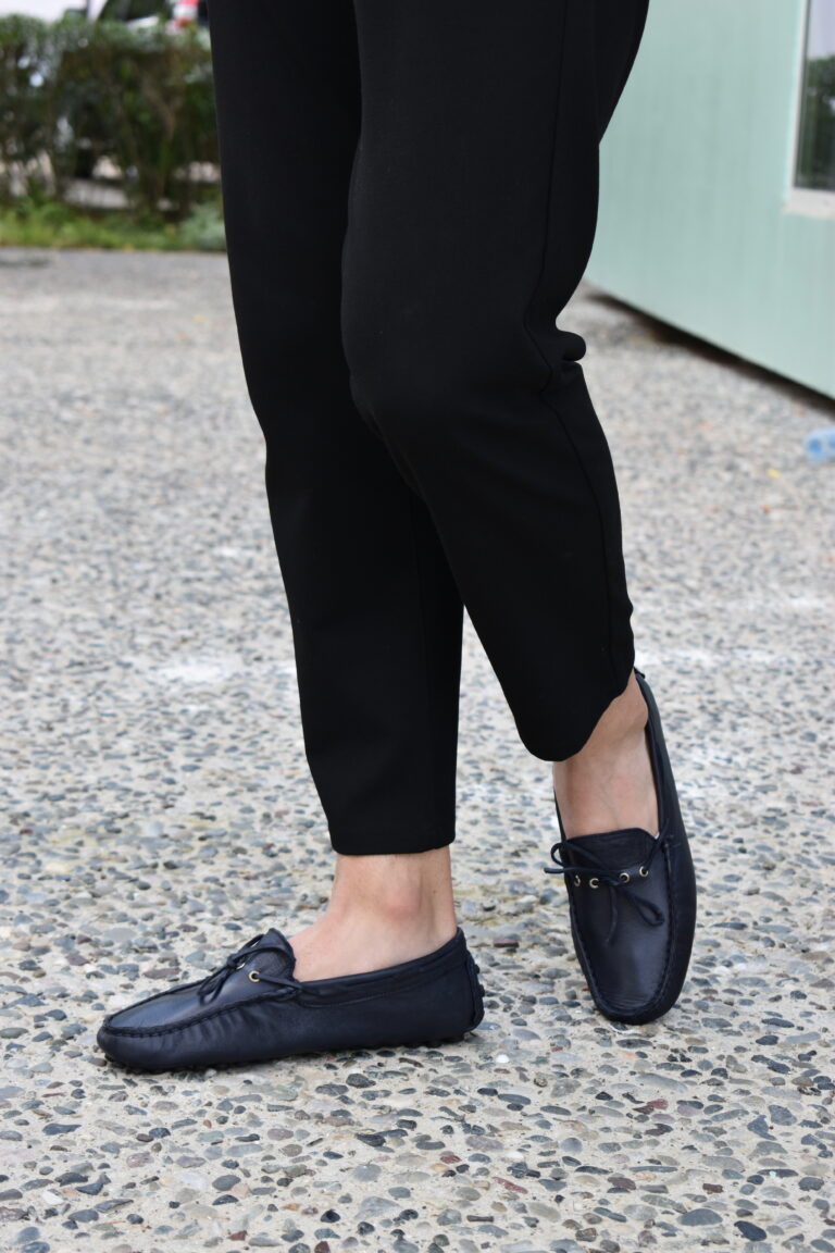 BAXTER Black Leather Men's Classic Shoes - Darius Leather